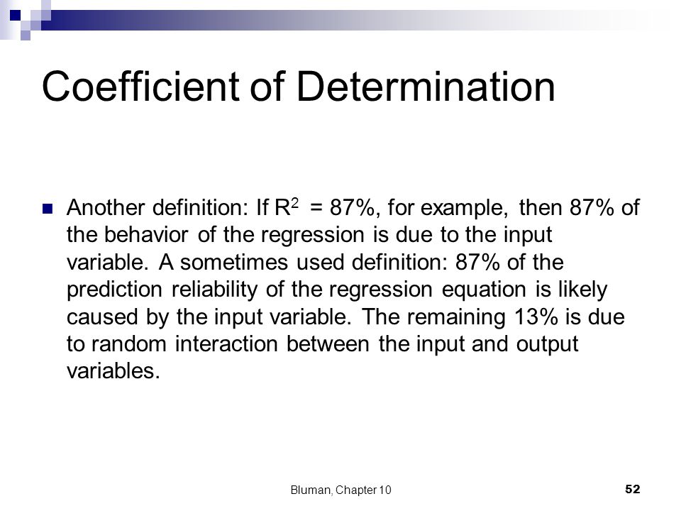 Correlation coefficient vs coefficient of willpower: what's the ...